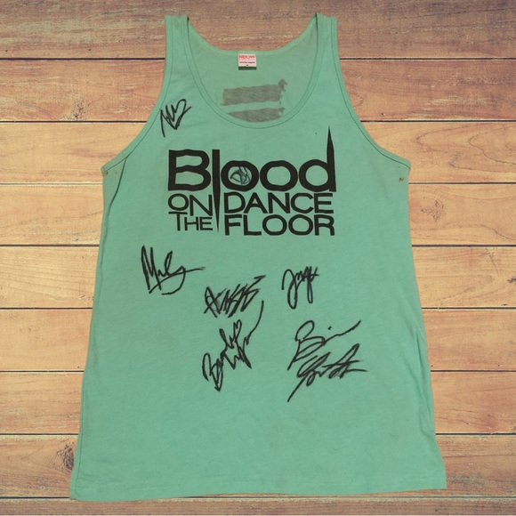 Hot Topic | Shirts | Botdf Blood On The Dance Floor Signed Warped Tank ...